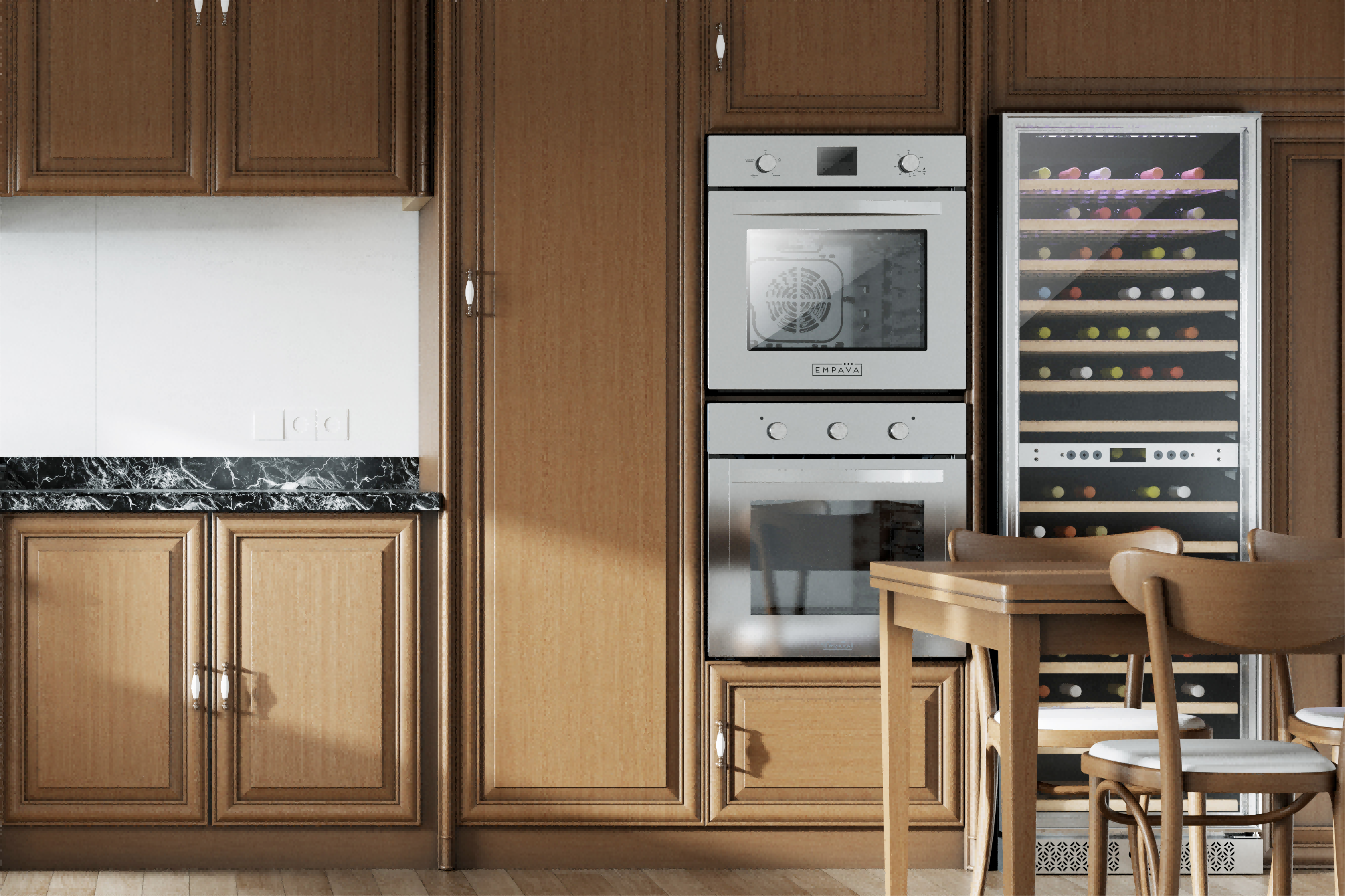 8 Ways To Add Under Counter Wine Fridges in the Kitchen – Empava Appliances